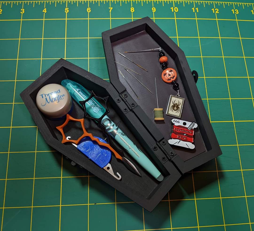 Black Wooden Coffin Notions Box - Pre-Order – Live & Dye LA