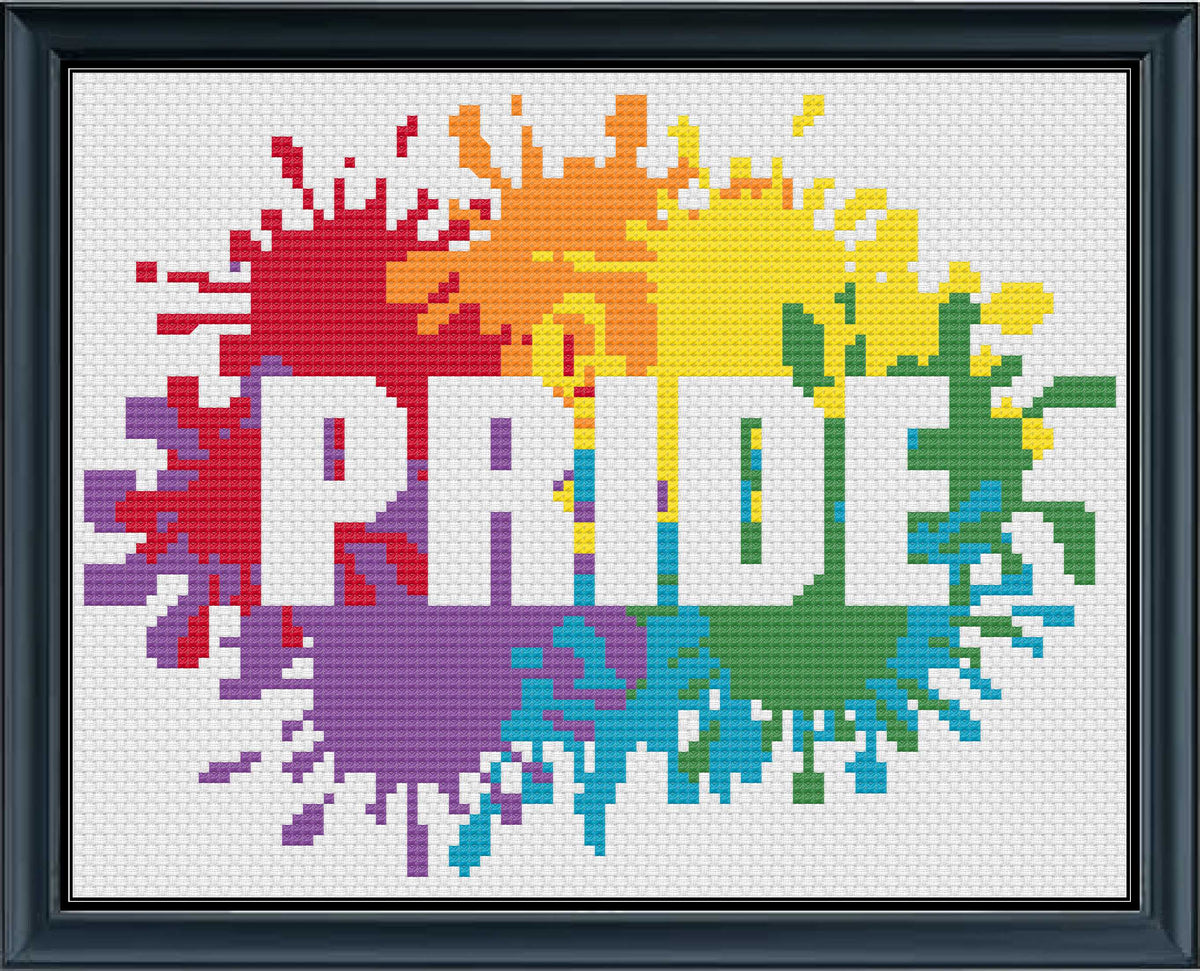 PRIDE Splash Pattern - Digital Download – Live & Dye LA
